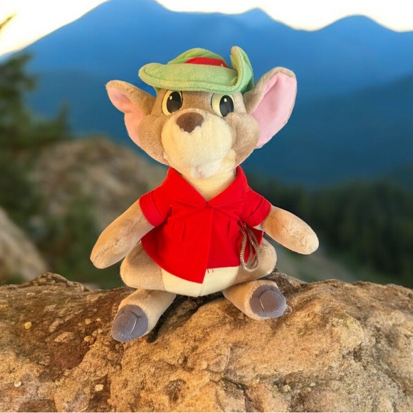 Disney | Toys | Vintage Disney Rescuers Down Under Movie Plush Mouse ...